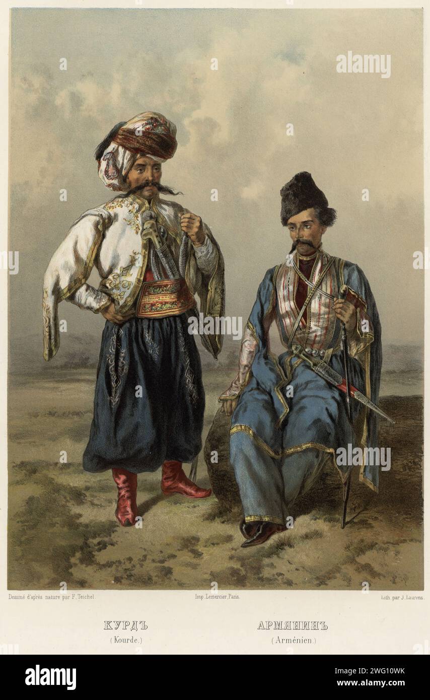 Kurd. Armenian, 1862. Sheet 16 from the album "Description ...