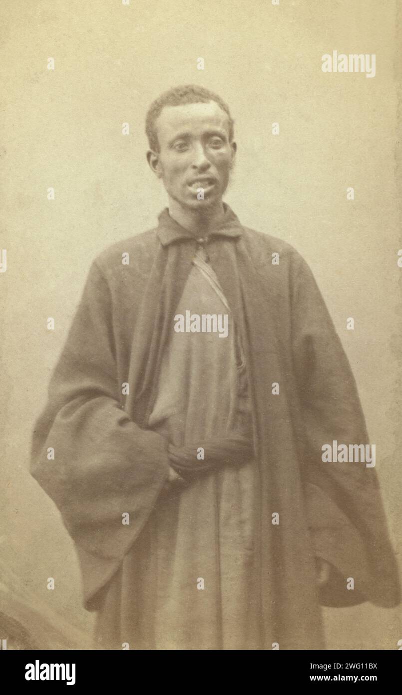 Three quarter portrait of African man, facing front, between 1870 and ...