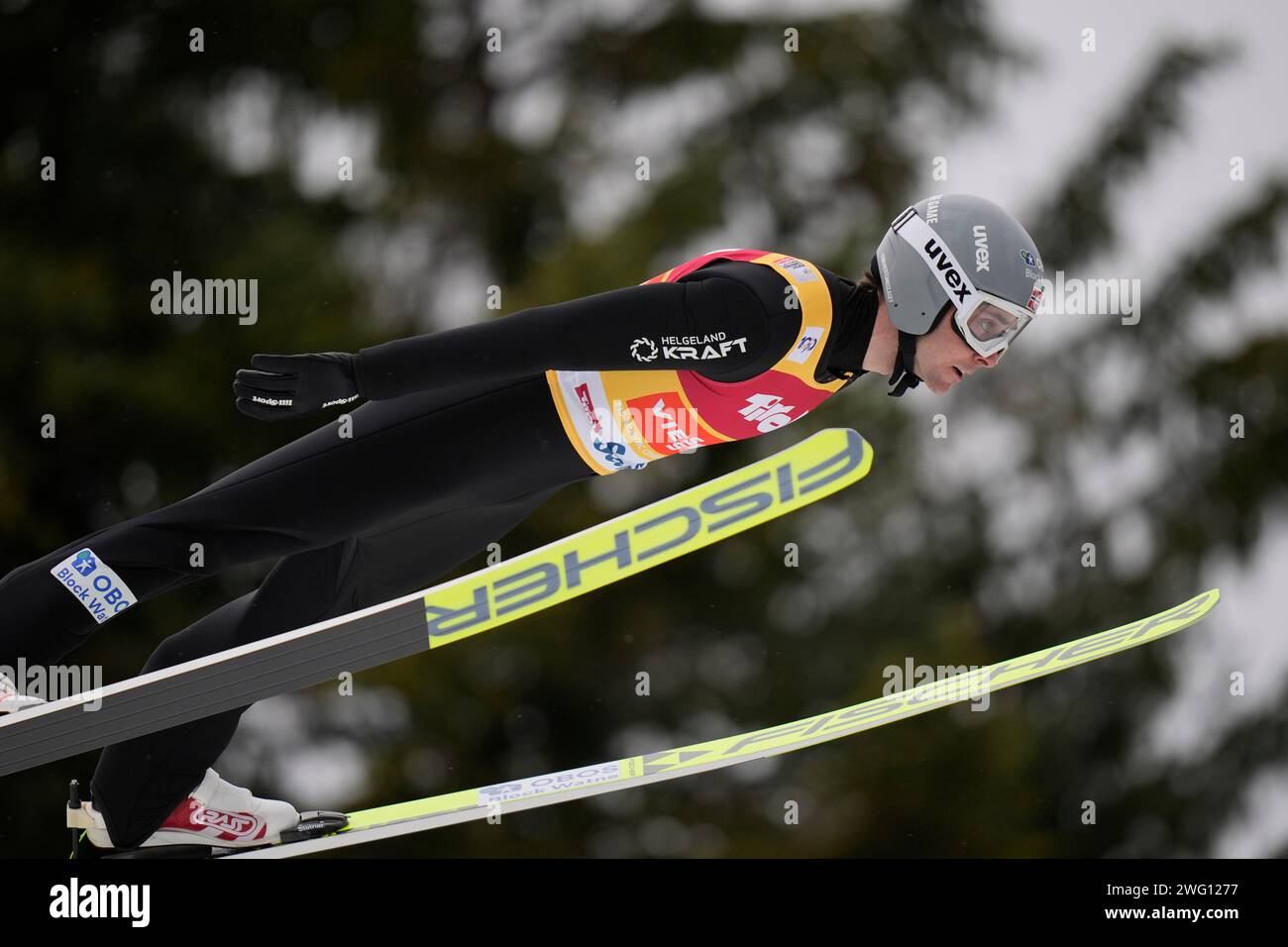 Norway's Jarl Magnus Riiber competes during the men's Individual ...