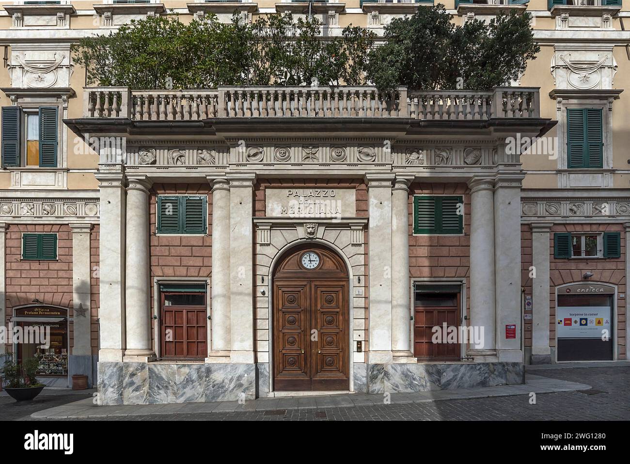 Entrance portal of the Palazzo della Meridiana, built 1536-1544, Salita ...