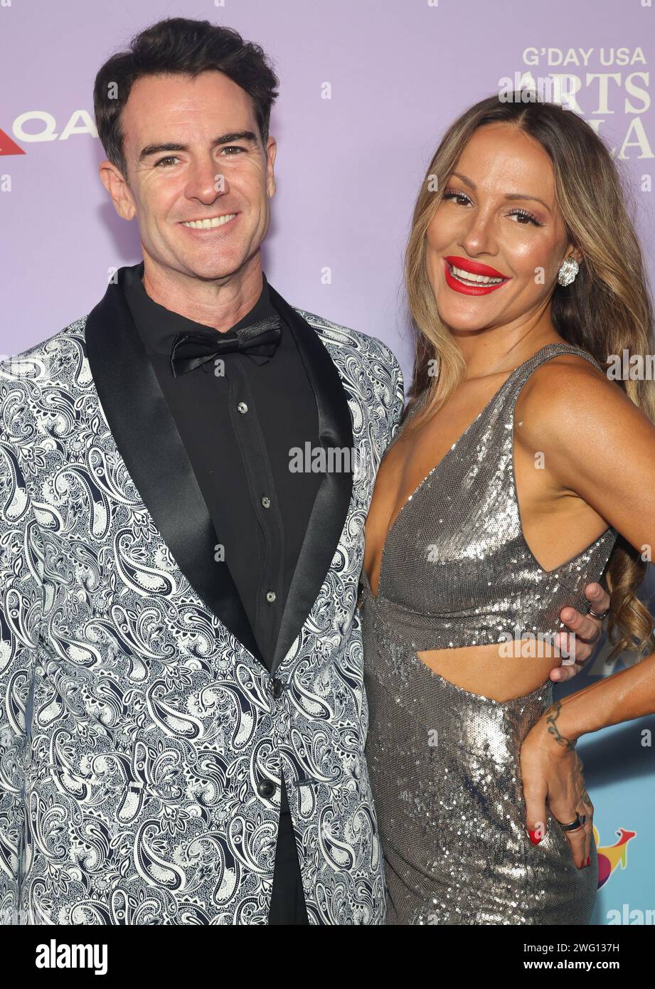 Los Angeles, Ca. 01st Feb, 2024. Ben Lawson, Kobira Walczak at the 21st Annual G'Day USA Arts ...