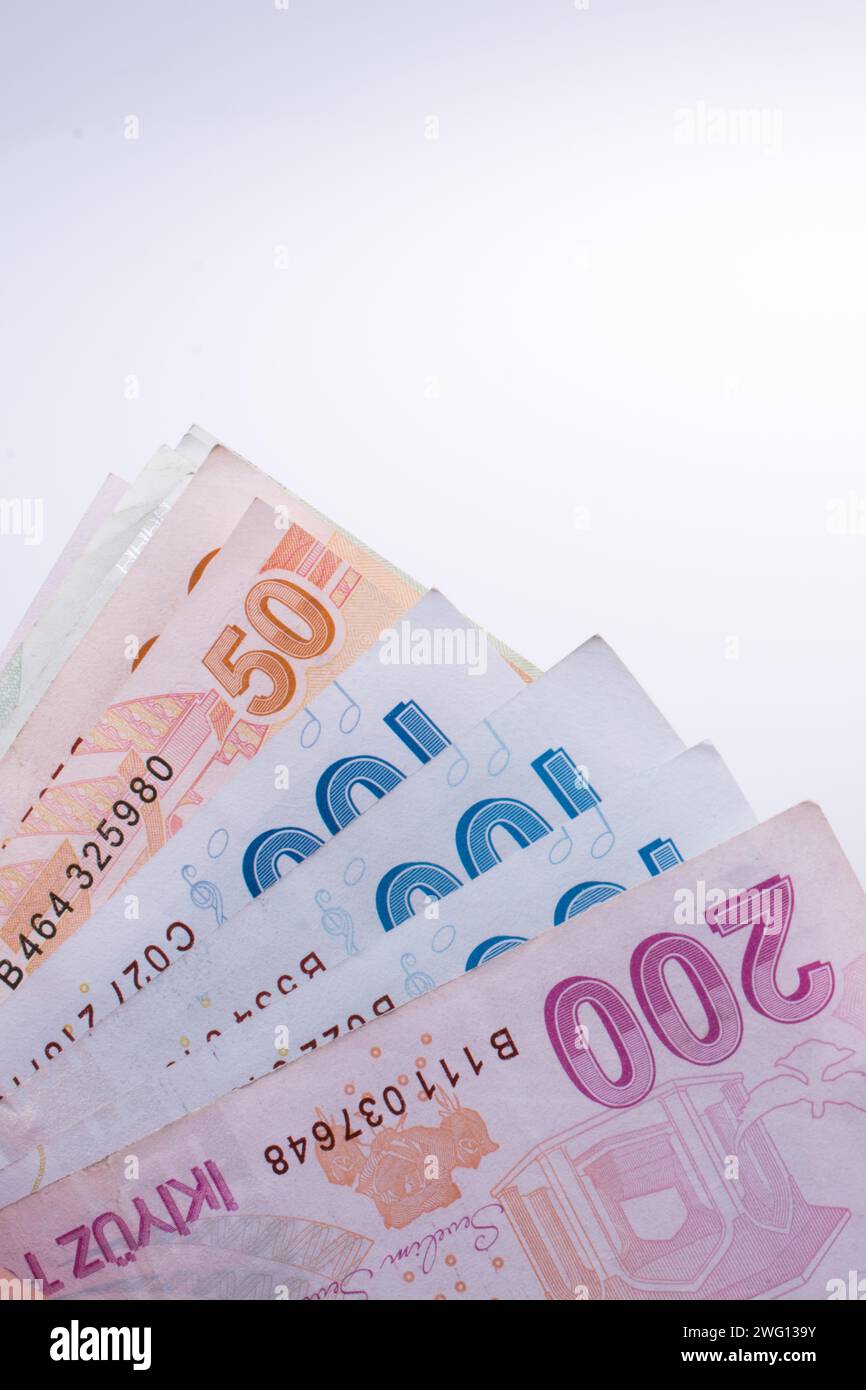Turkish lira banknotes hi-res stock photography and images - Alamy