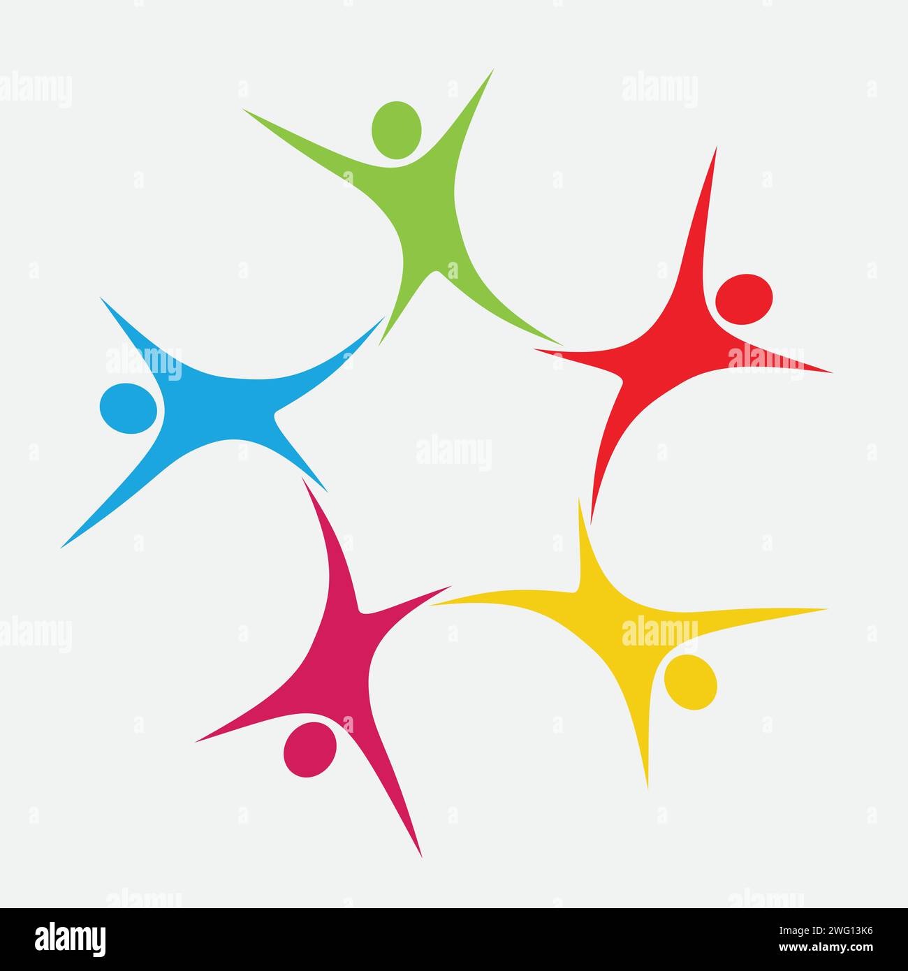 Community symbol vector logo design illustration Stock Vector Image ...