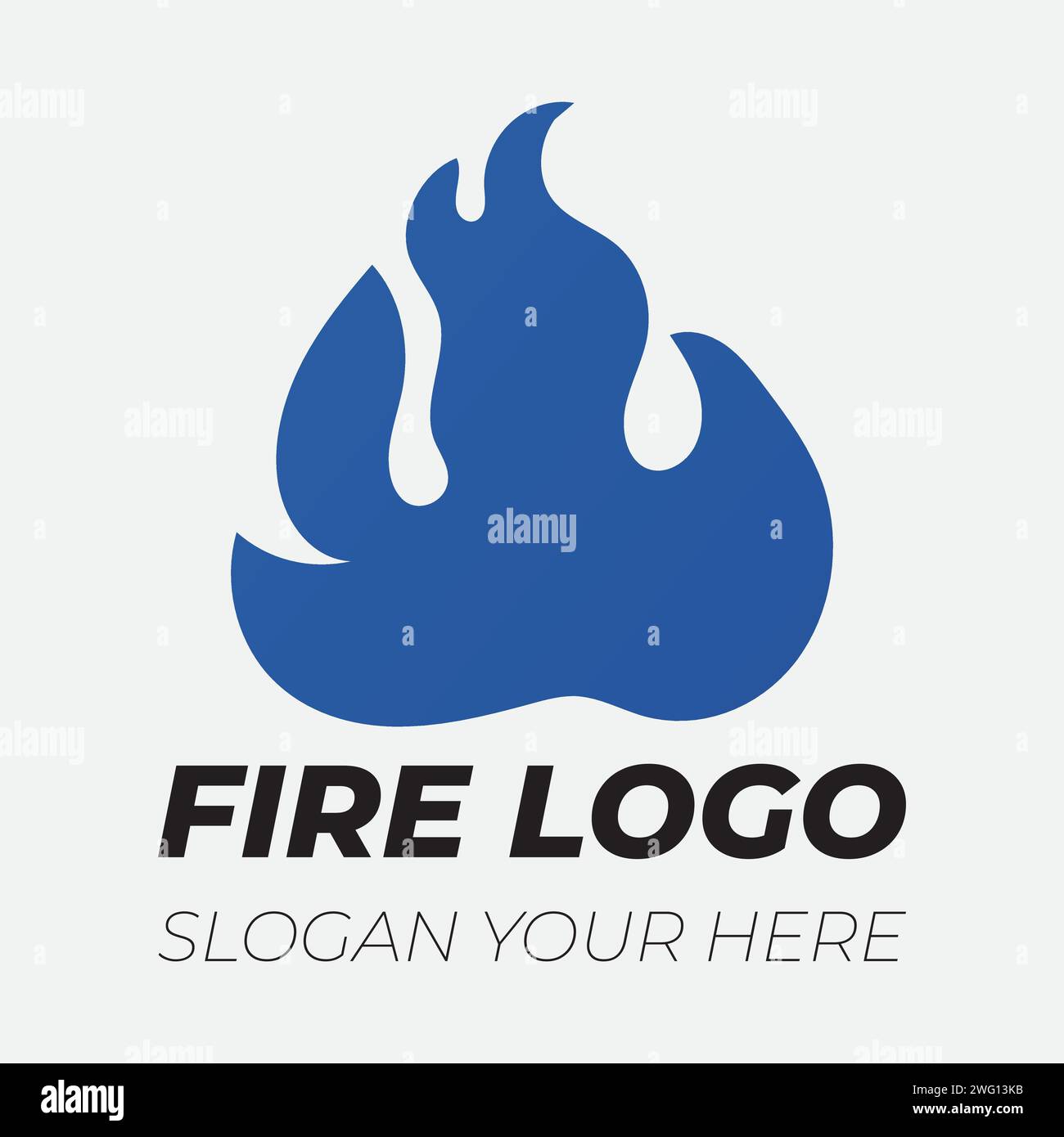 Fire emblem vector logo design illustration Stock Vector Image & Art ...