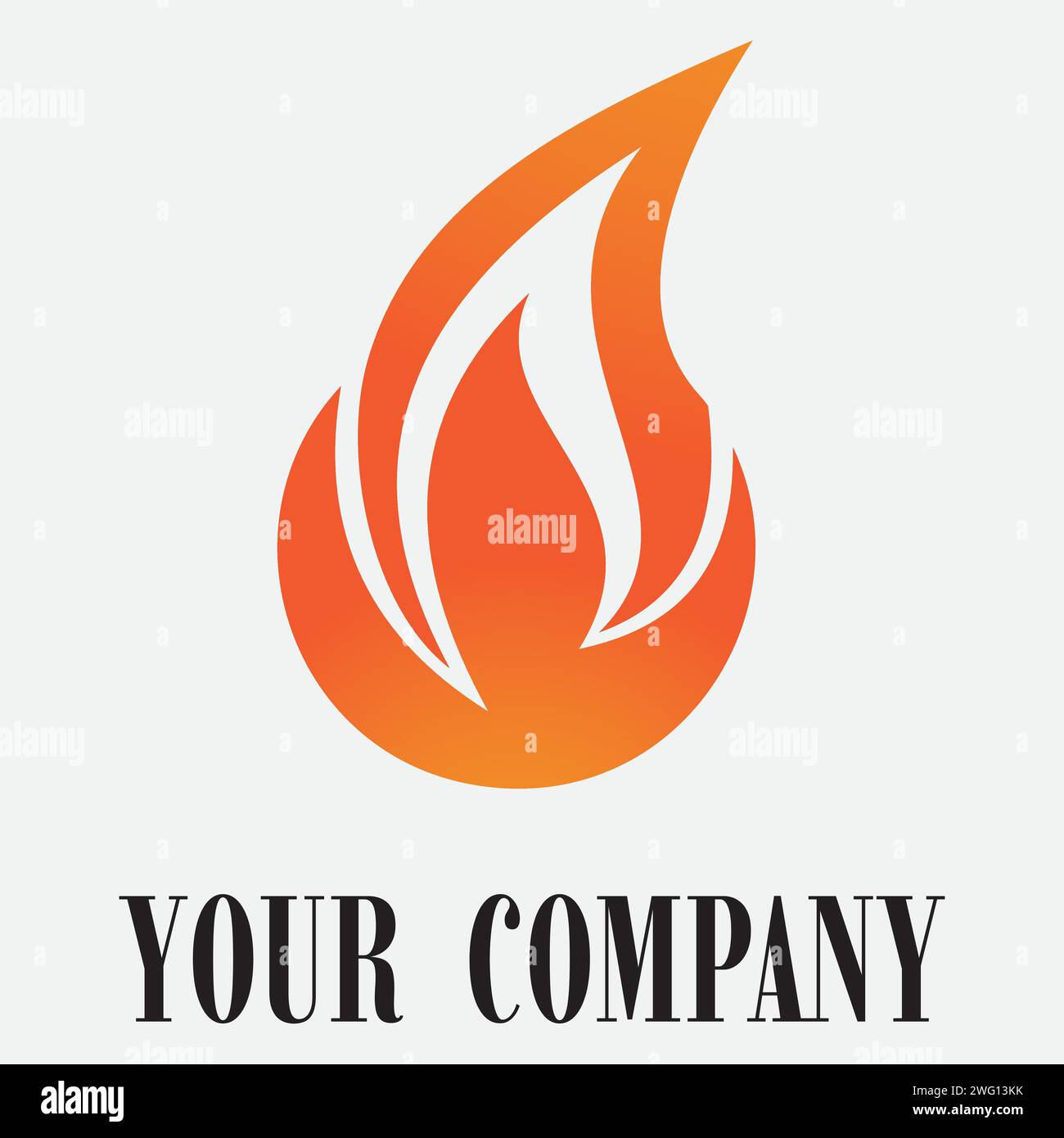 Fire emblem vector logo design illustration Stock Vector Image & Art ...