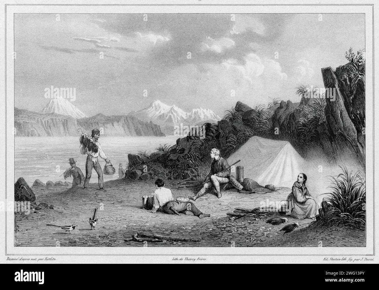 View of the entrance to Avacha Bay, taken from Starichkov Island, 19th ...