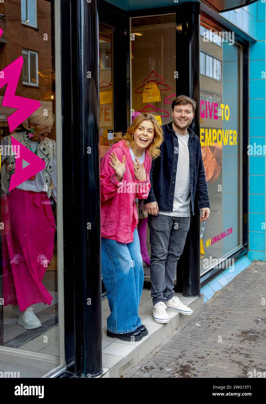 Countess Eloise of Orange and Thomas Latcham in The Hague, on February ...