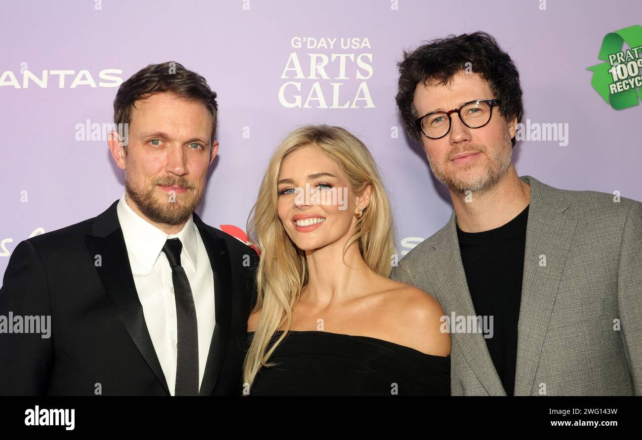 Los Angeles, Ca. 01st Feb, 2024. Matt Bettinelli-Olpin, Samara Weaving, Tyler Gillett at the ...