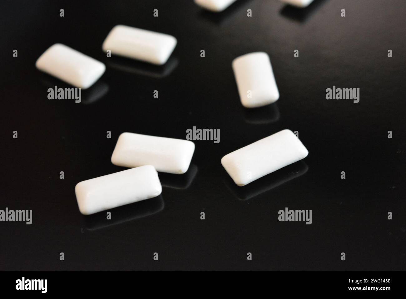 Food, personal care products, product, chewing gum, white chewing ...