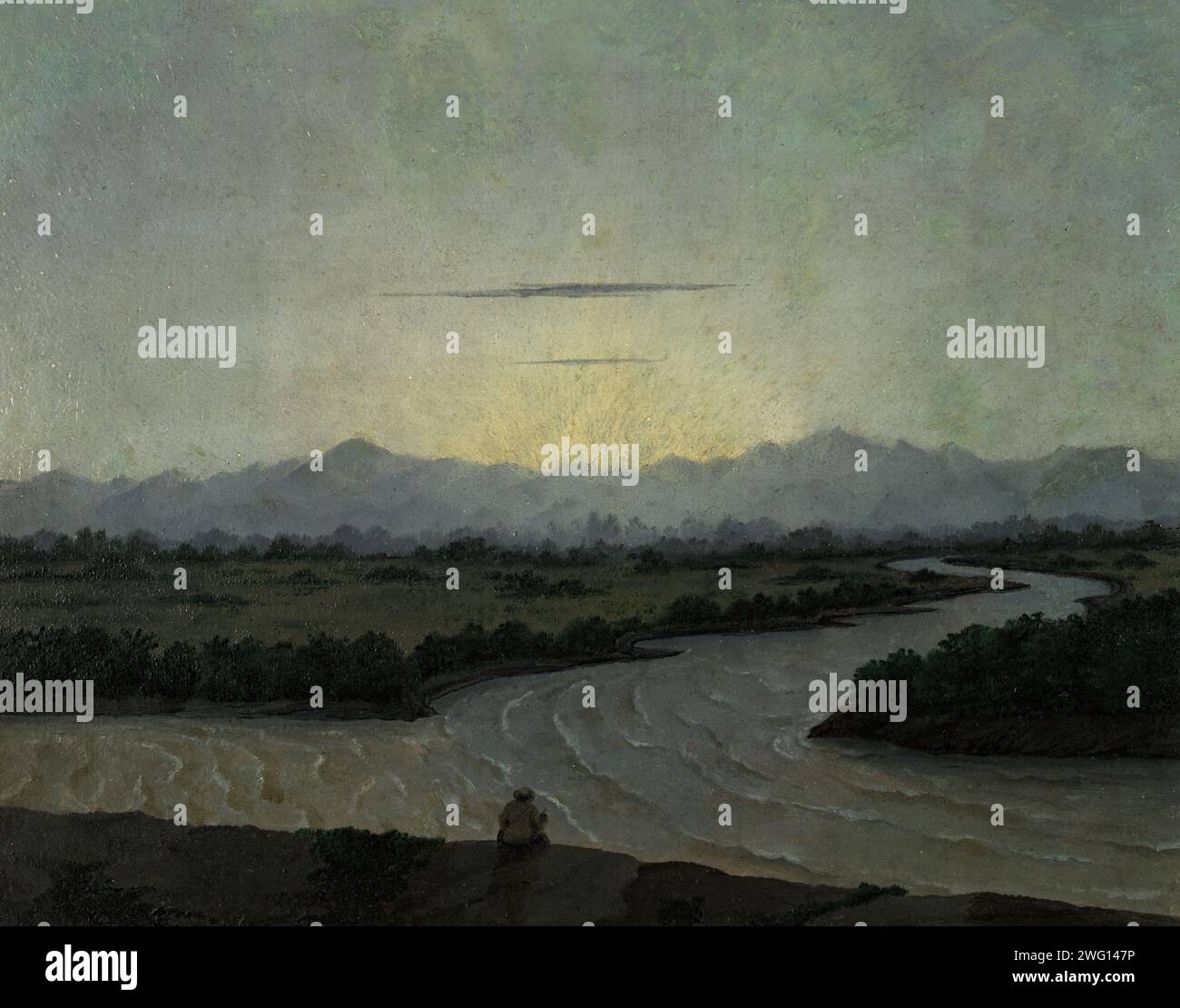 Source of the River Ob'. Altai, 1850-1899. From a collection of ...