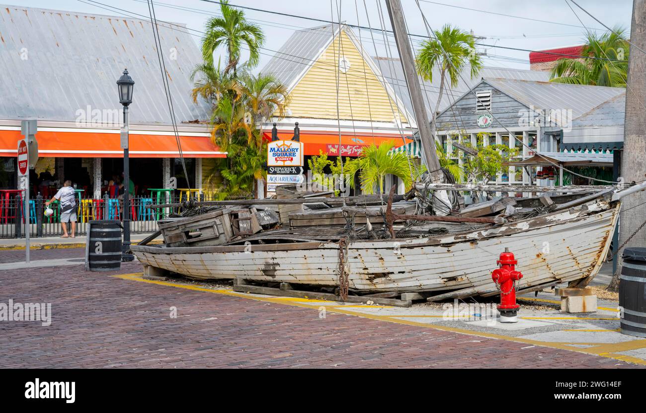 Old ship Key West Florida USA Stock Photo - Alamy