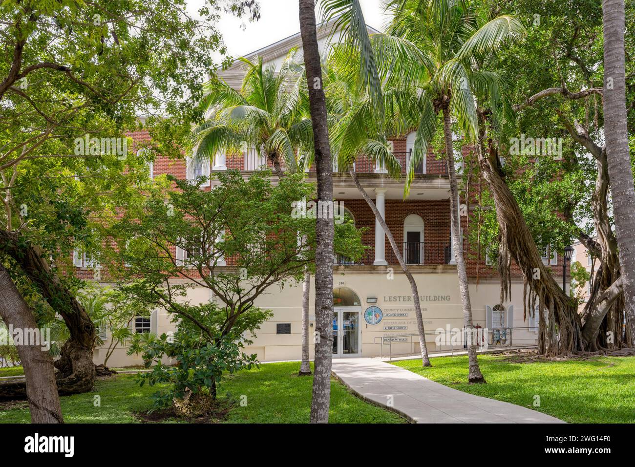 Lester Building Key West Florida USA Stock Photo - Alamy