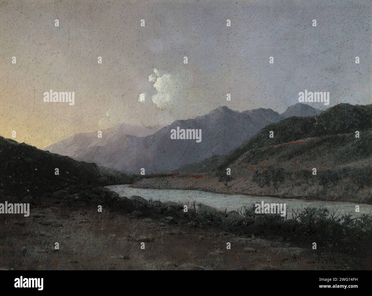 Source of the Katun River Altai, 1880-1897. From a collection of ...