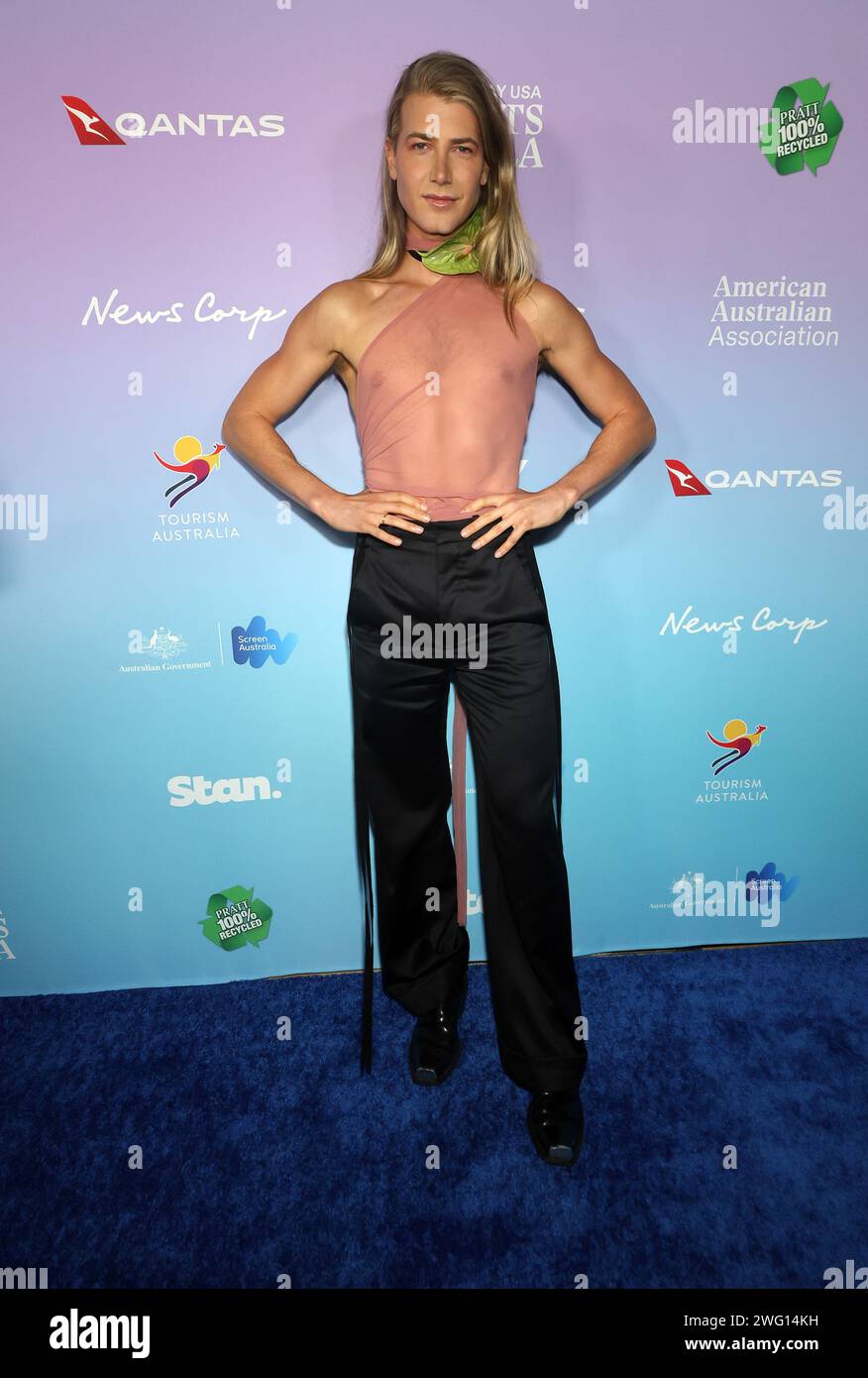 Los Angeles, Ca. 01st Feb, 2024. Christian Wilkins at the 21st Annual G'Day USA Arts Gala at ...