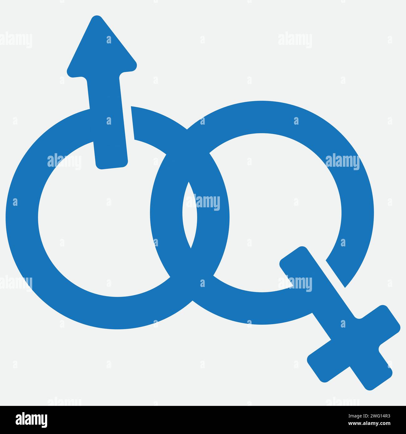 Gender symbol vector design logo illustration Stock Vector Image & Art ...