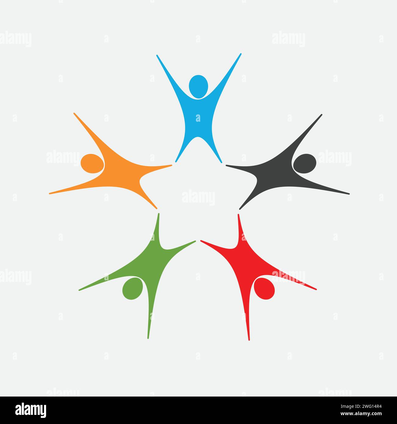 Community symbol vector logo design illustration Stock Vector Image ...