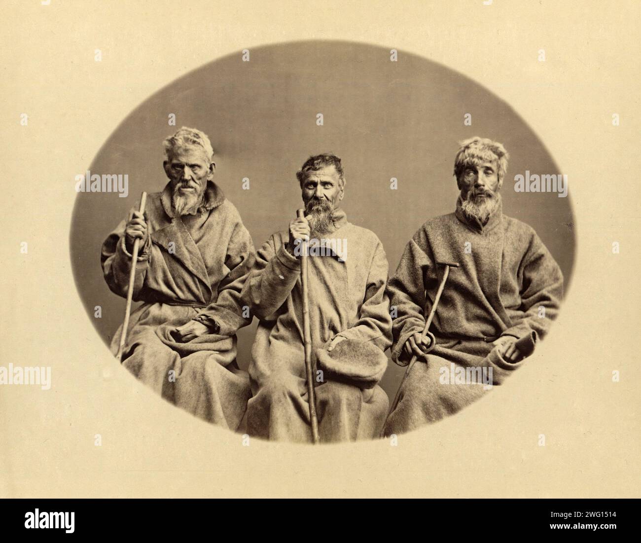 Russian prisoners seated hi-res stock photography and images - Alamy