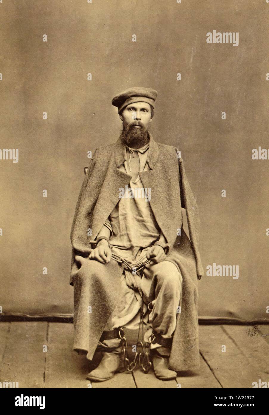 Hard Labor Convict Sentenced to Death, 1891. One of 74 views taken in ...