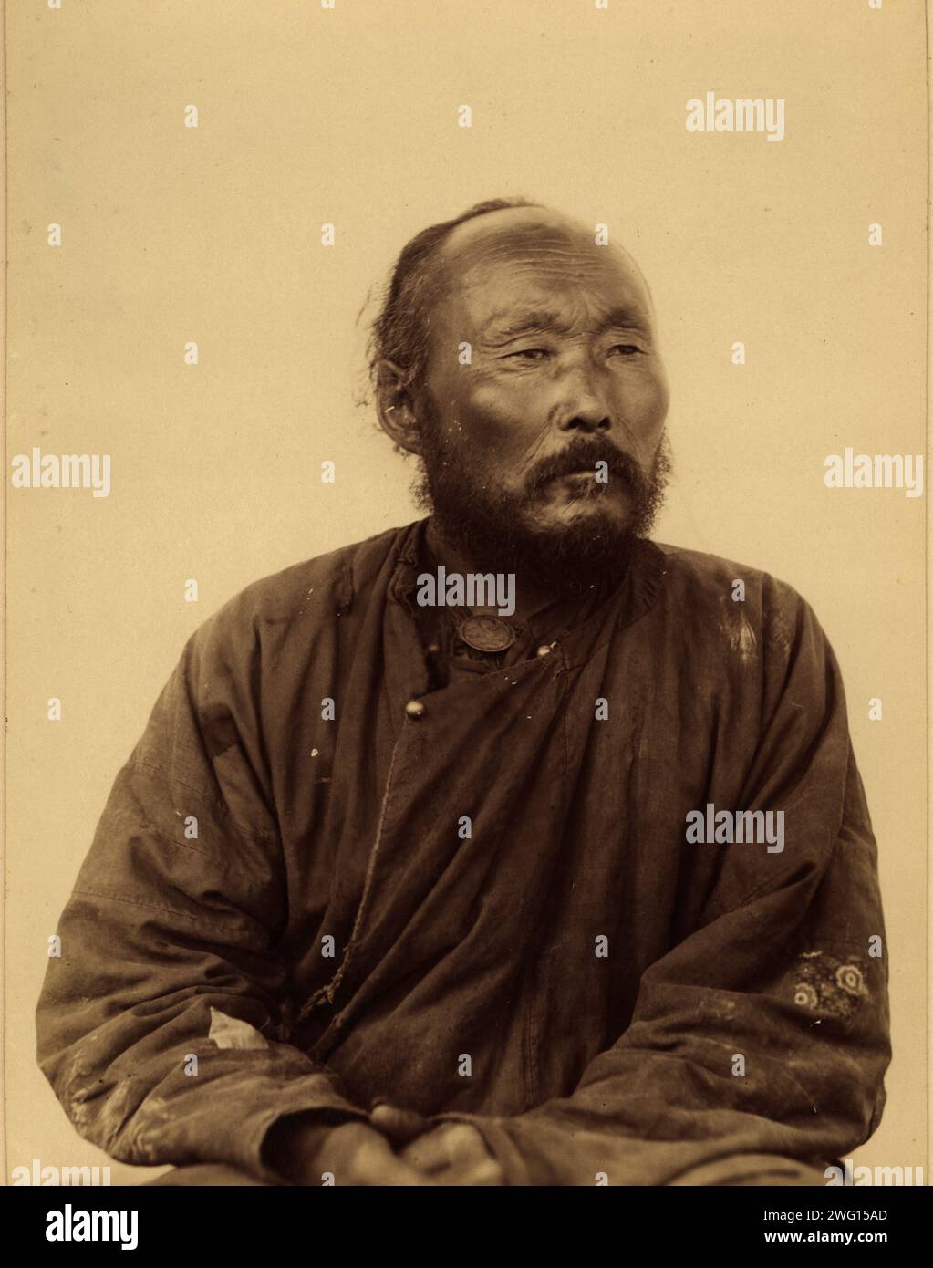 A Gilyak from the Settlement of Tangi in Northern Sakhalin, 1880-1899 ...