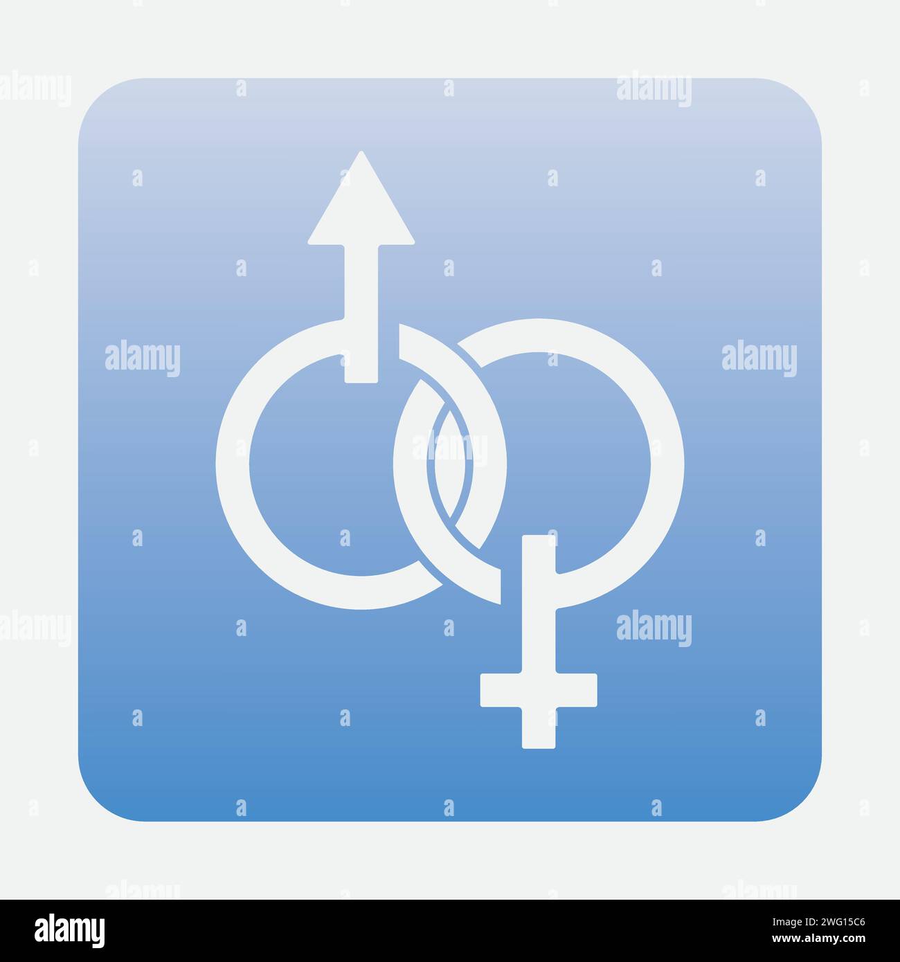 Gender symbol vector design logo illustration Stock Vector Image & Art ...