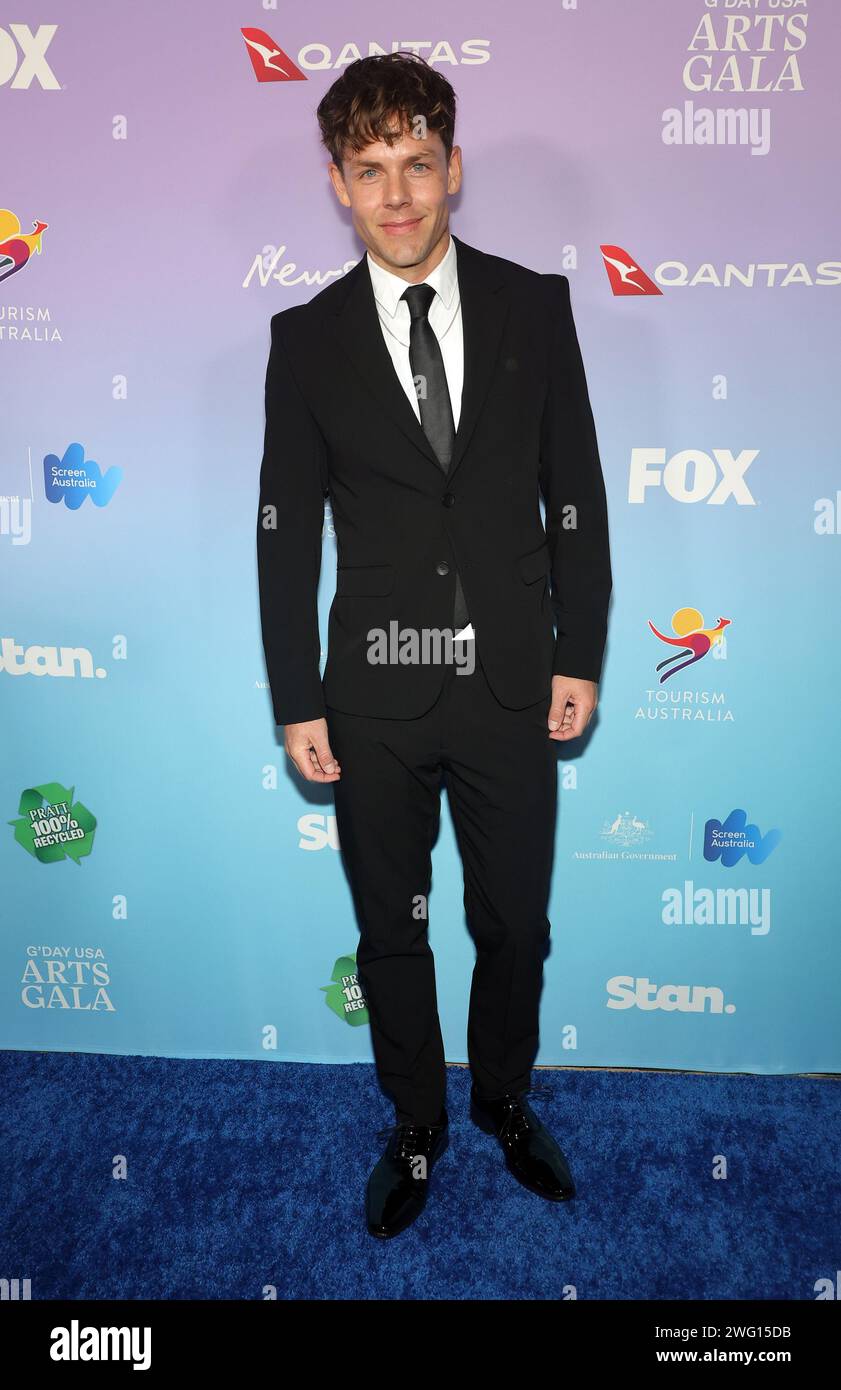Los Angeles, Ca. 01st Feb, 2024. Lachlan Buchanan at the 21st Annual G'Day USA Arts Gala at ...