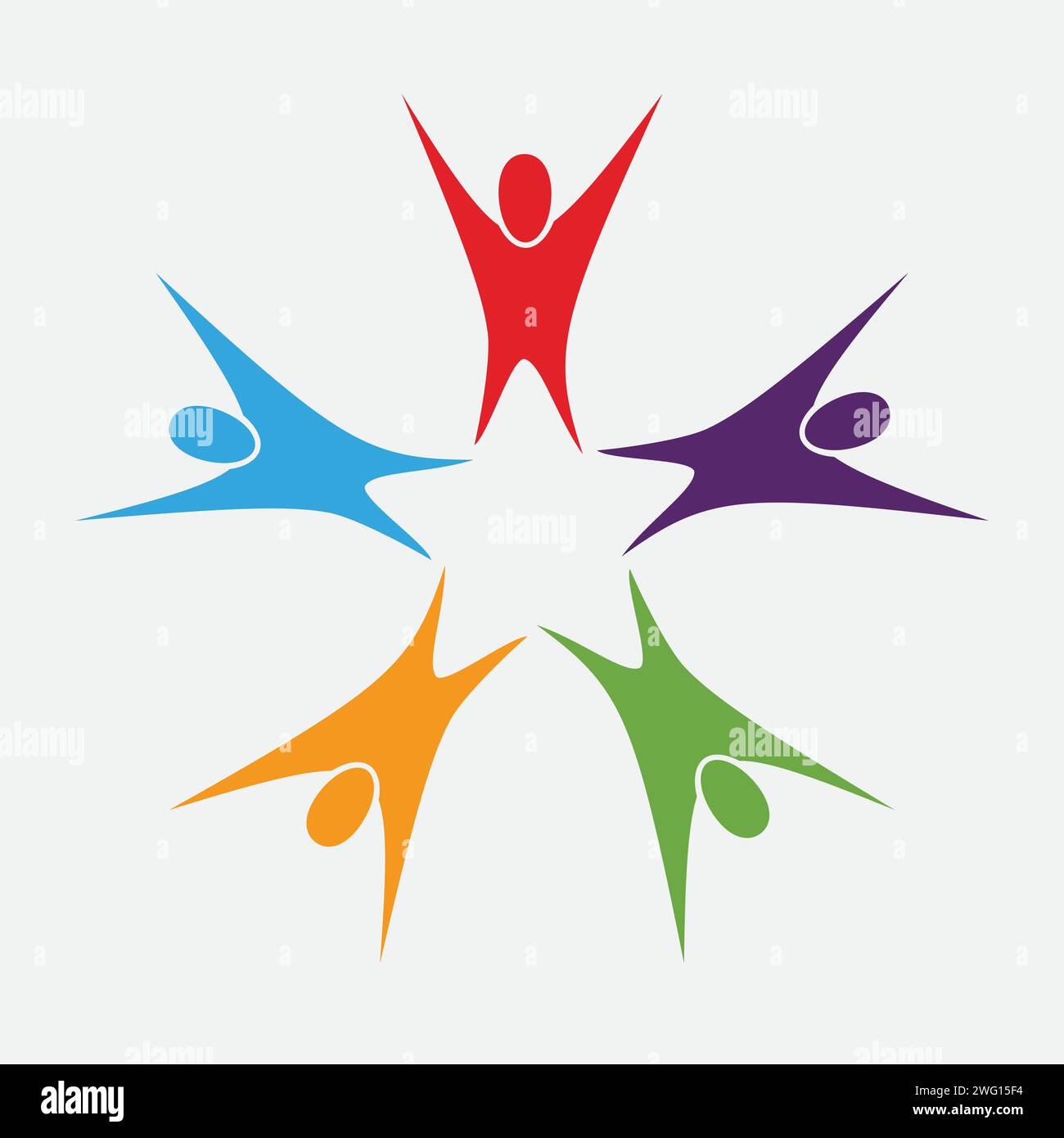 Community symbol vector logo design illustration Stock Vector Image ...