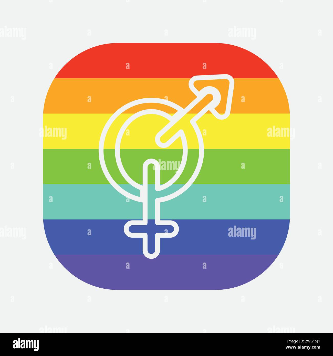 Gender symbol vector design logo illustration Stock Vector Image & Art ...