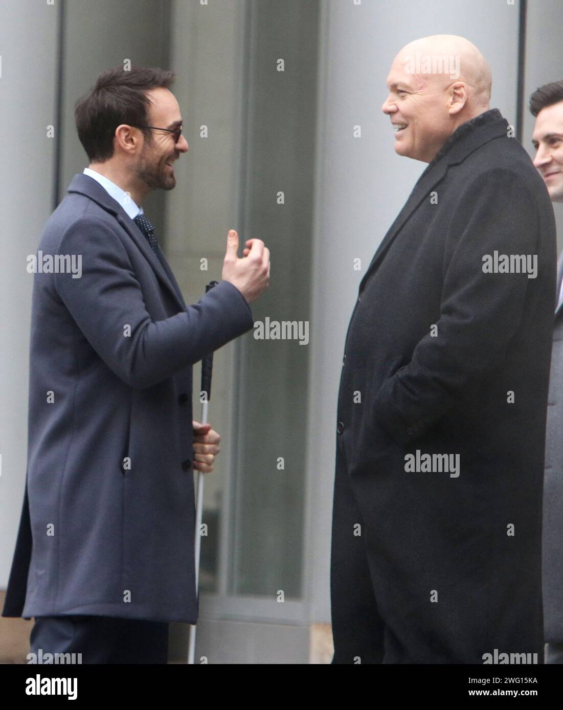 New York, NY, USA. 1st Feb, 2024. Charlie Cox, Vincent D'Onofrio on the ...