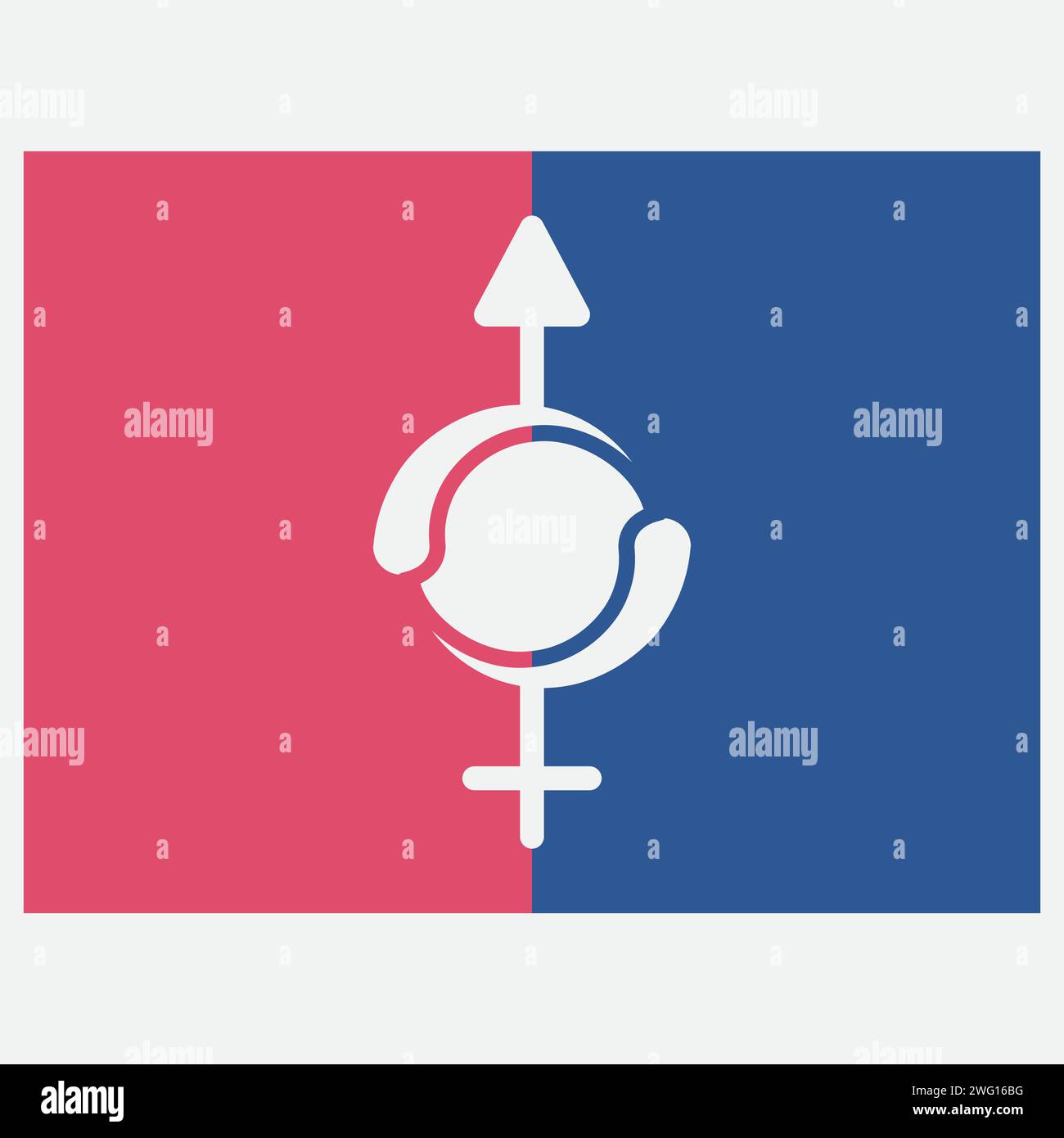 Gender symbol vector design logo illustration Stock Vector Image & Art ...
