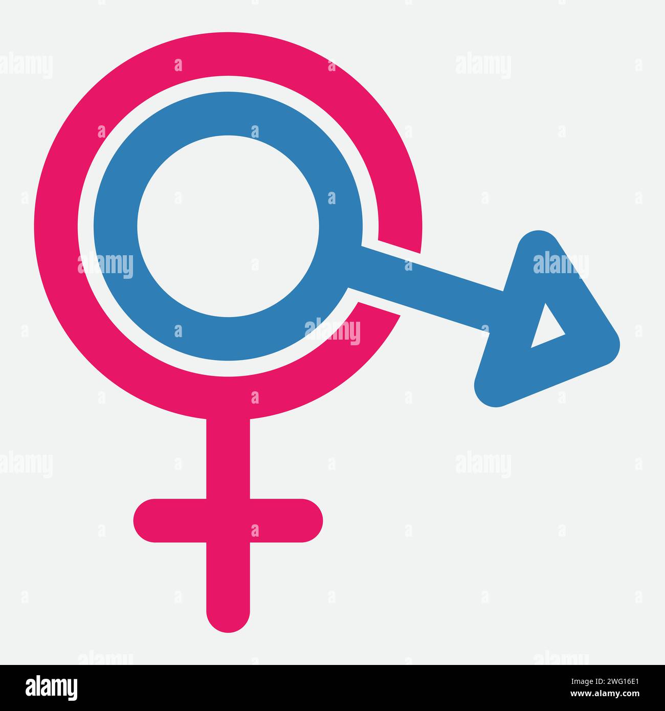 Gender symbol vector design logo illustration Stock Vector Image & Art ...