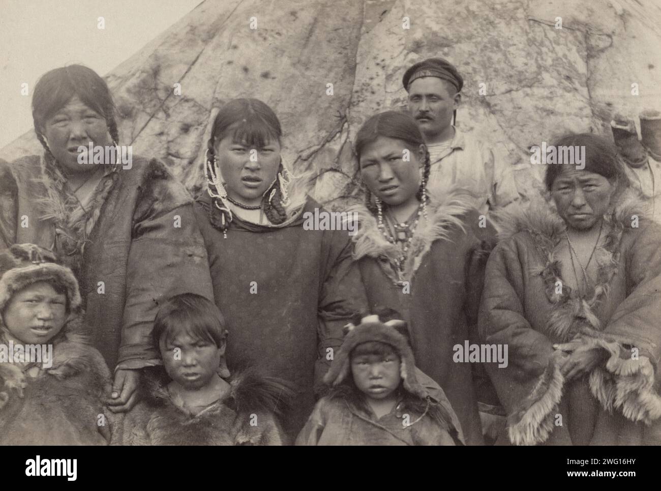 Chukchi Women and Children, 1889. From a collection consisting of an ...