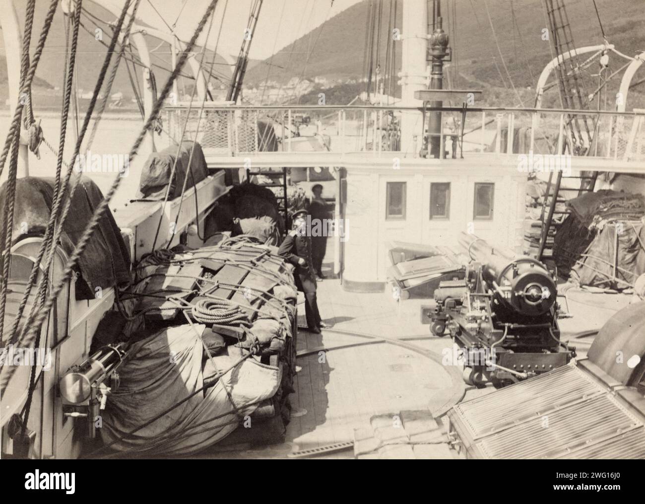 The Right Side of the Quarterdeck with Cargo for the Anadyr Expedition ...