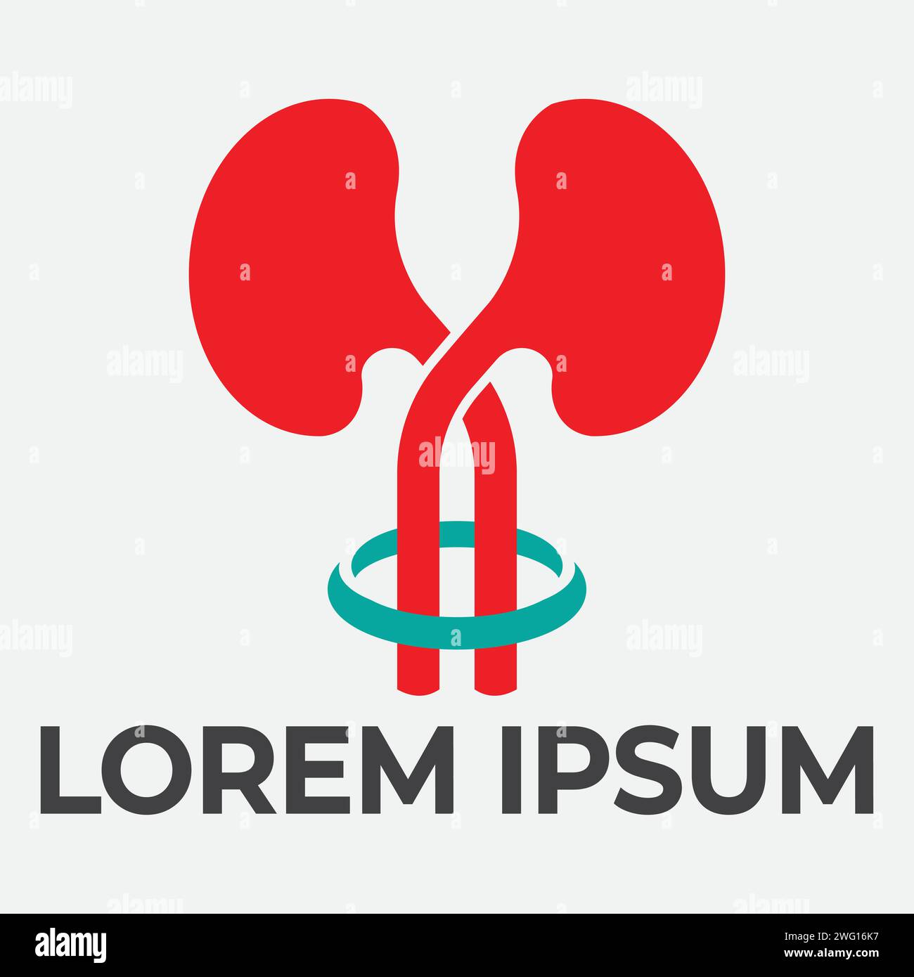 Kidney emblem vector design logo illustration Stock Vector Image & Art ...