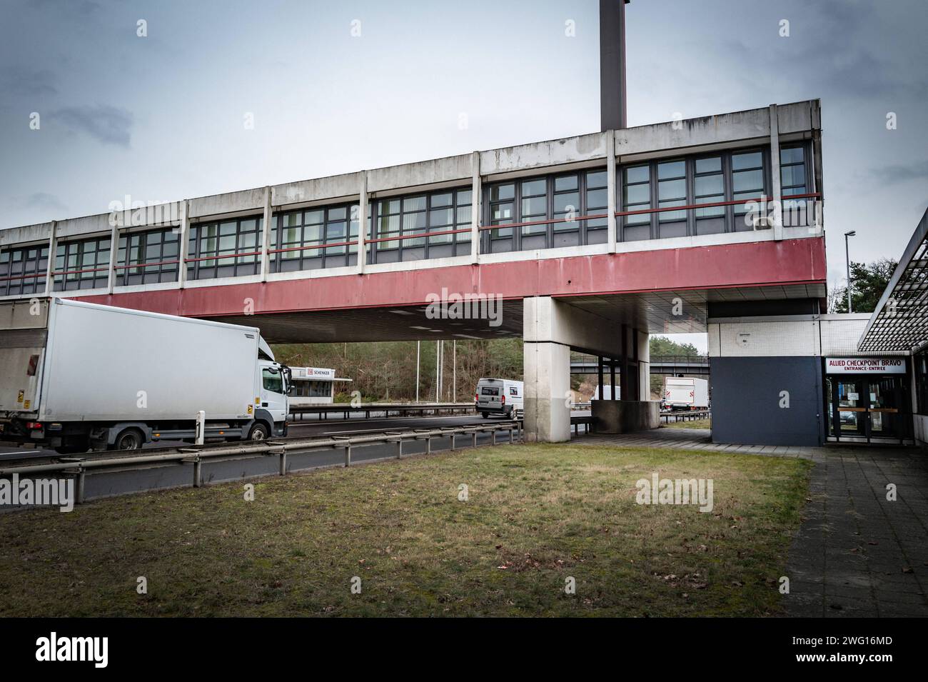 Berlin Zehlendorf OT Wannsee ehemaliger Kontrollpunkt Dreilinden ...