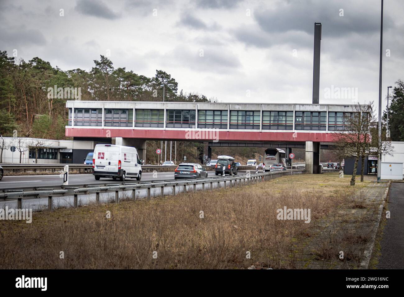 Berlin Zehlendorf OT Wannsee ehemaliger Kontrollpunkt Dreilinden ...