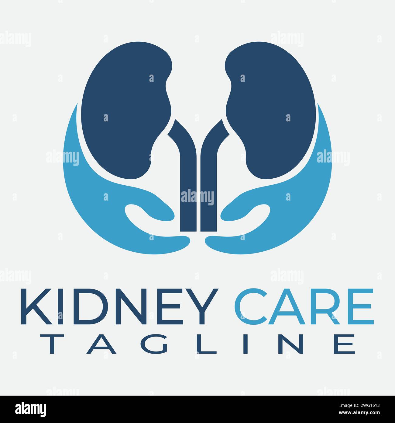 Kidney emblem vector design logo illustration Stock Vector Image & Art ...