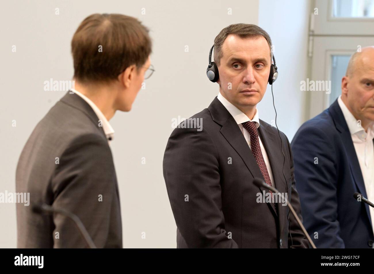 Karl Lauterbach und Viktor Liashko bei der Ukrainian-German Mental ...