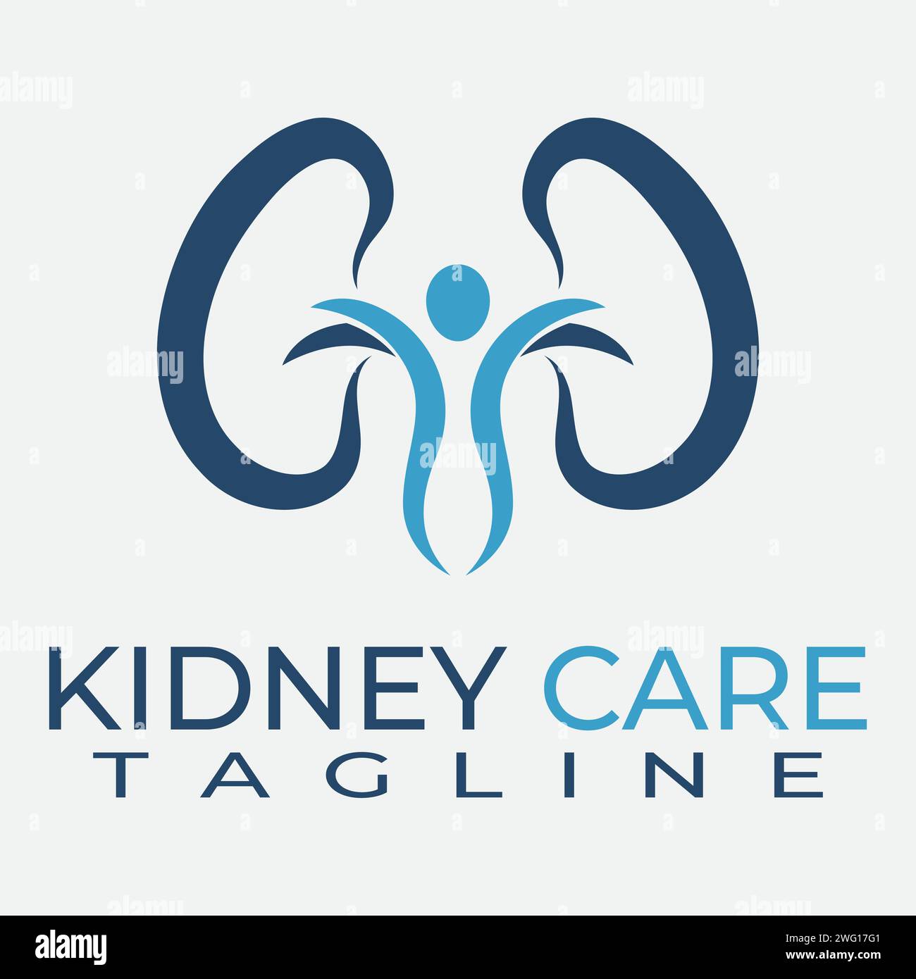 Kidney emblem vector design logo illustration Stock Vector Image & Art ...