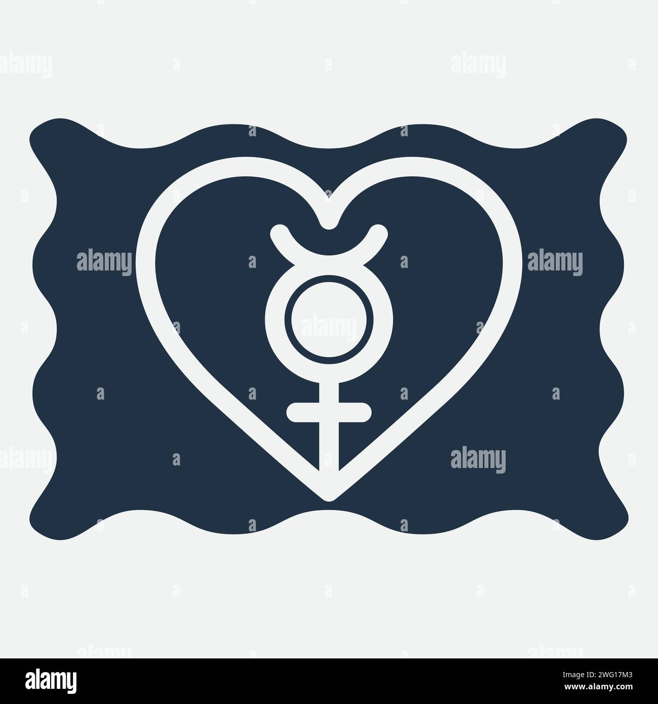 Gender symbol vector design logo illustration Stock Vector Image & Art ...