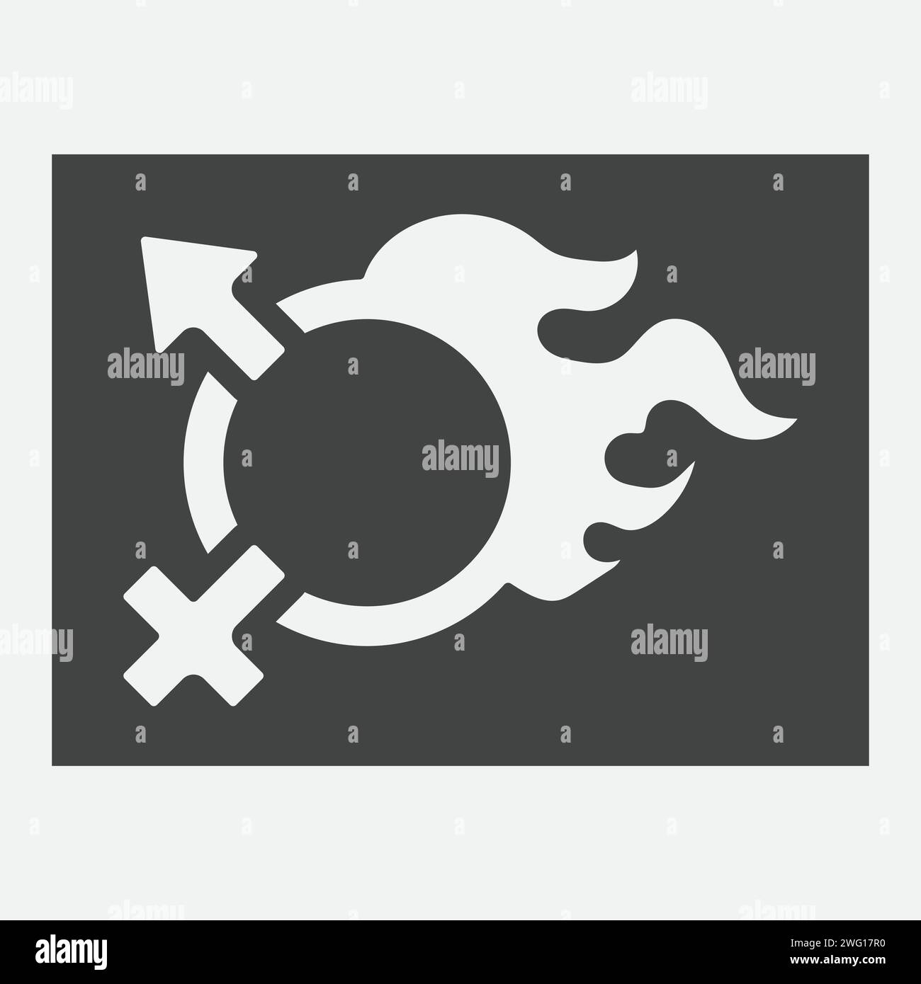 Gender symbol vector design logo illustration Stock Vector Image & Art ...