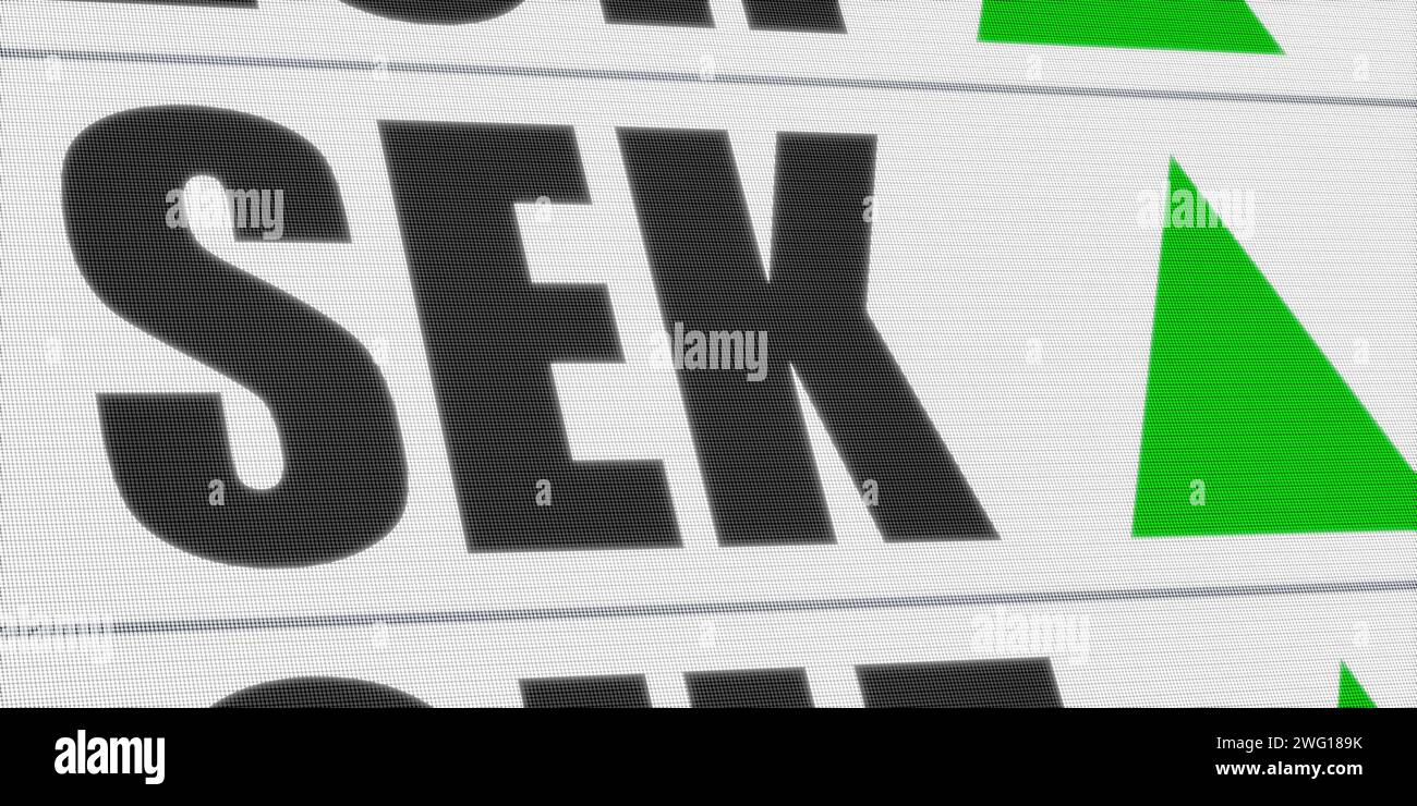 Sweden krone currency sign. Sweden krone currency symbol and green ...