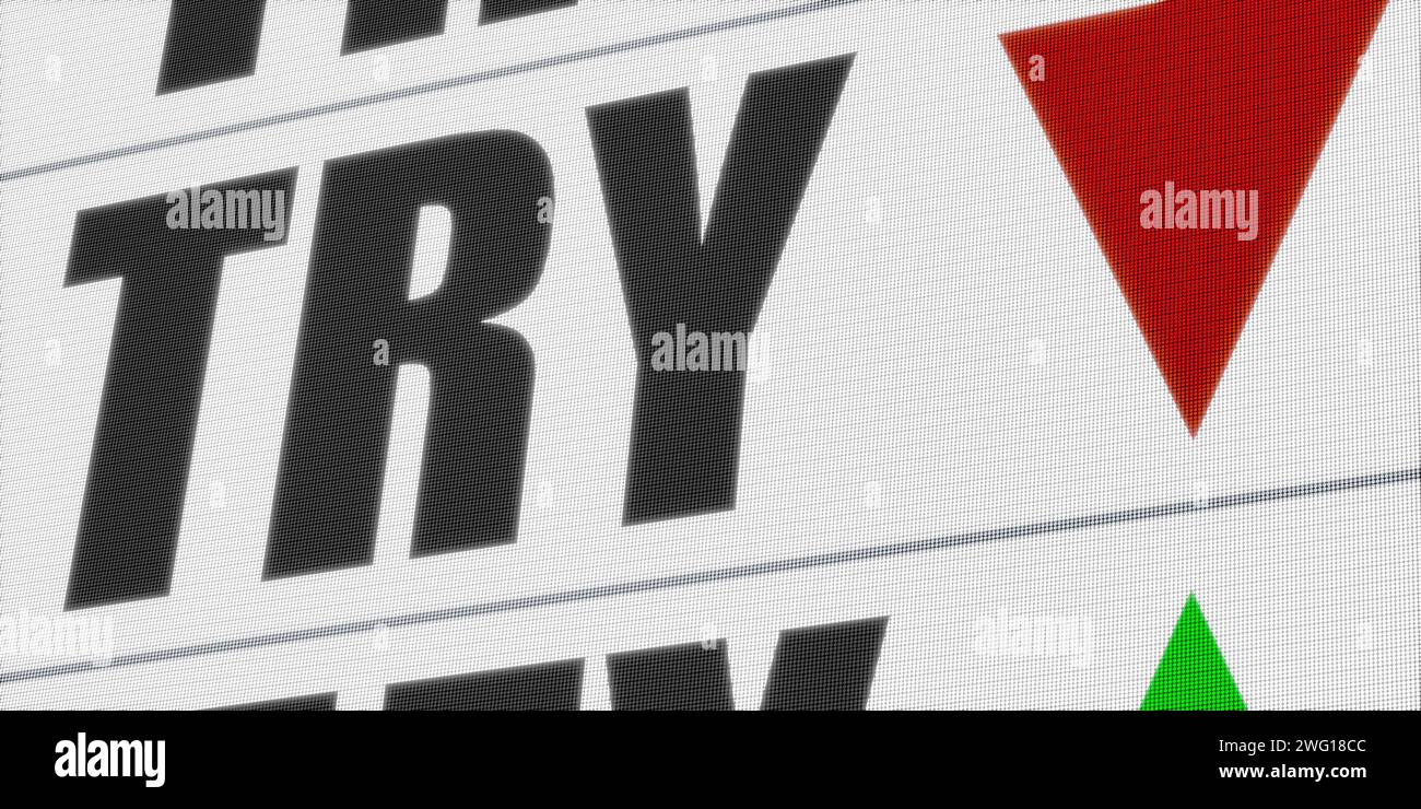 Turkish lira currency sign. Turkish lira currency symbol and green ...