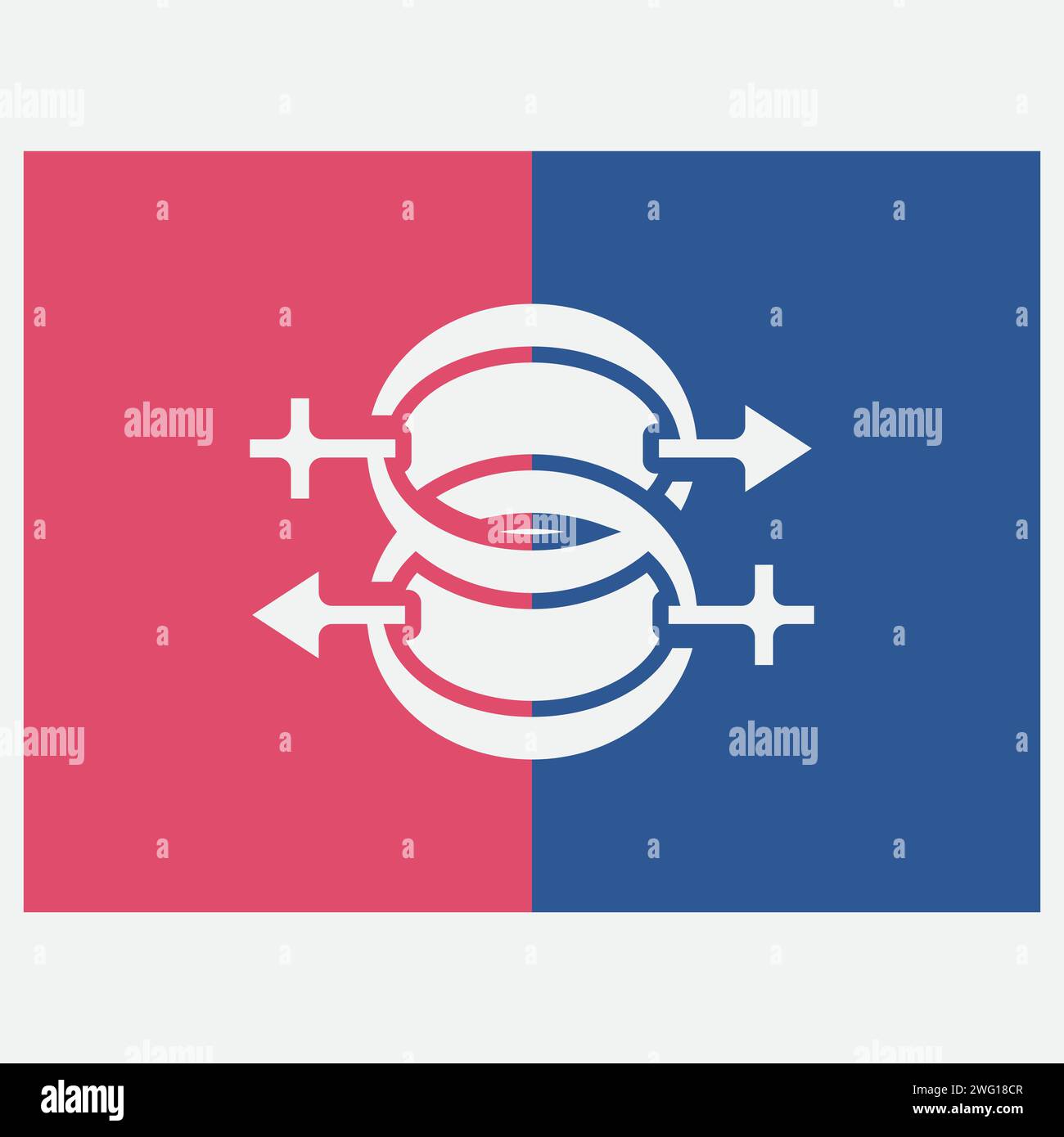 Gender symbol vector design logo illustration Stock Vector Image & Art ...