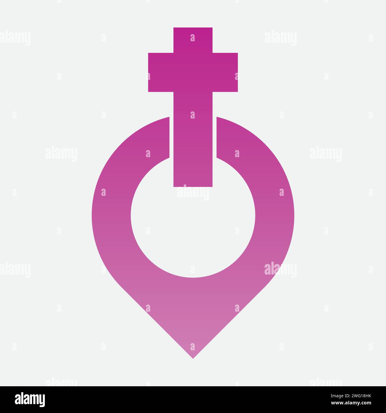 Gender symbol vector design logo illustration Stock Vector Image & Art ...