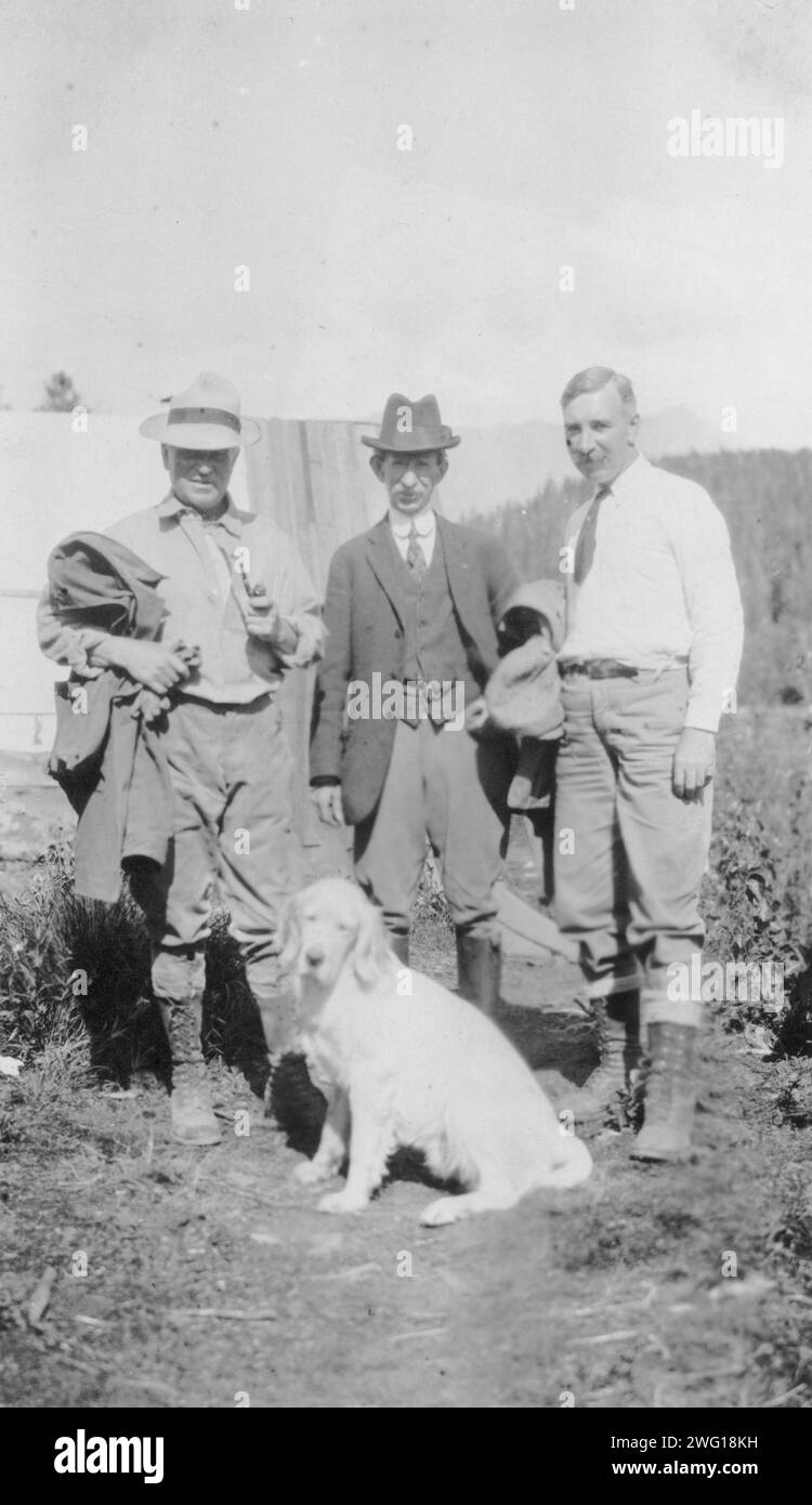 Left to right: Mr. Herron, Frank G. Carpenter and Duncan Stuart ...