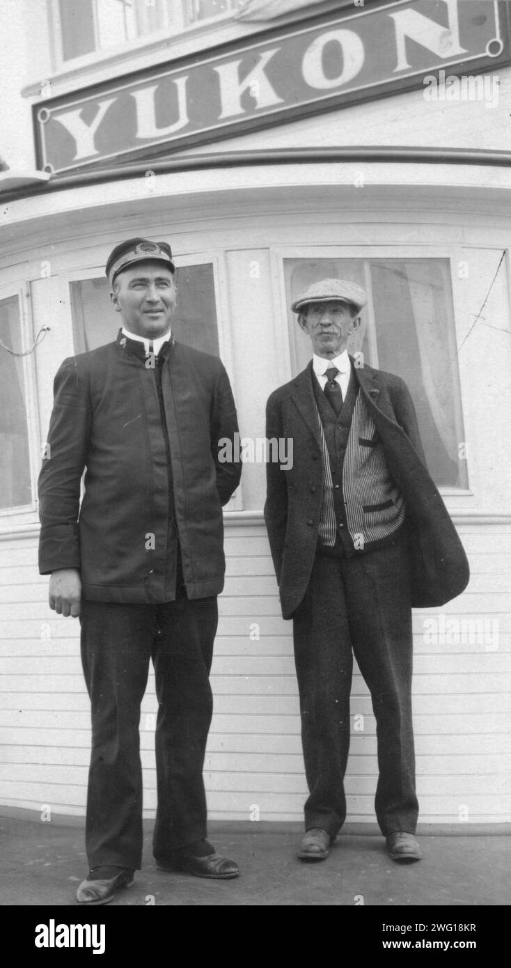 Frank G. Carpenter at right, between c1900 and 1916 Stock Photo - Alamy