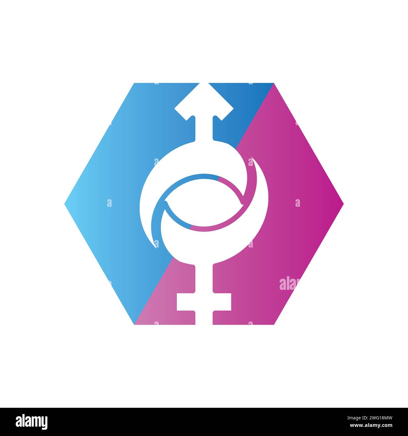 Gender symbol vector design logo illustration Stock Vector Image & Art ...