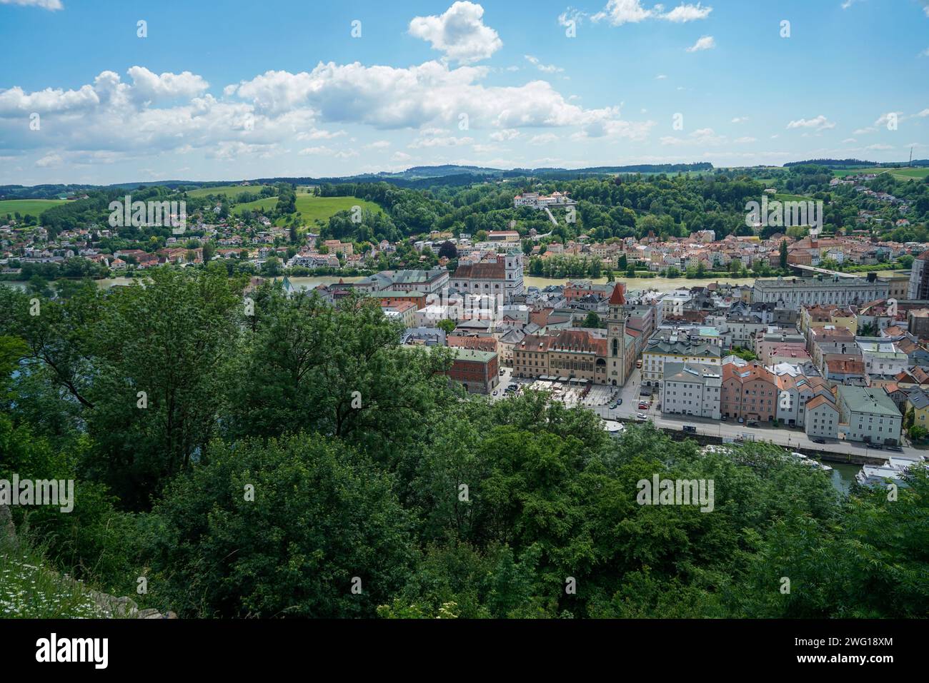 Passau is known for its old town and baroque buildings, including St ...