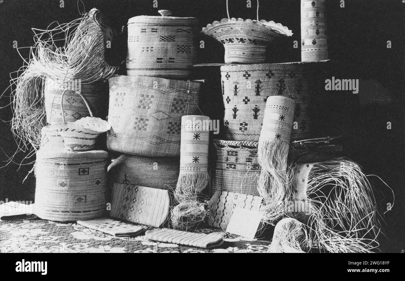 Basketry craft Black and White Stock Photos & Images - Alamy