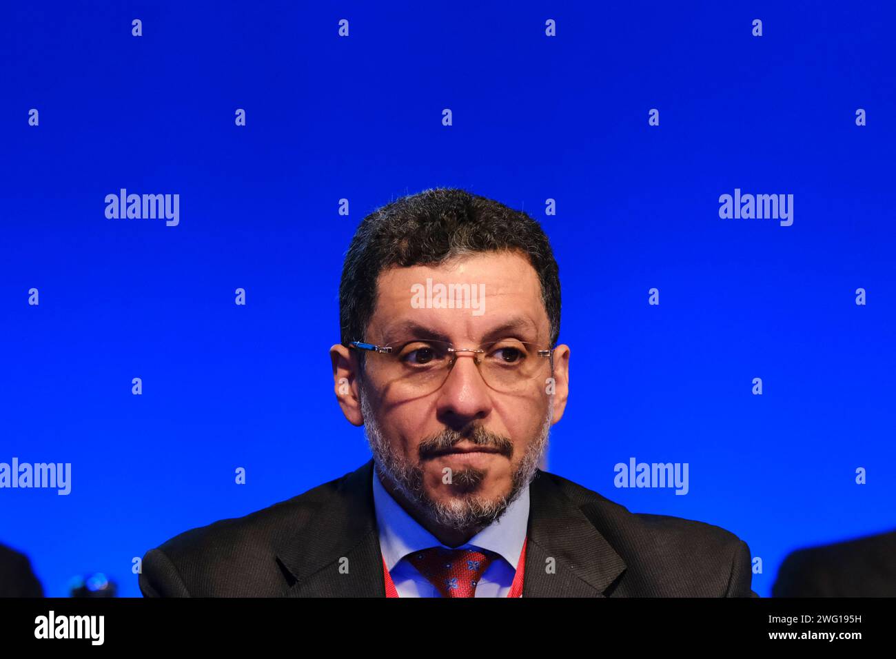 Brussels, Belgium. 02nd Feb, 2024. Ahmad Awad bin Mubarak, Minister of ...